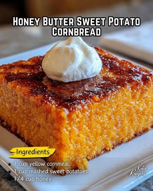 Honey Butter Sweet Potato Cornbread – Best Recipes