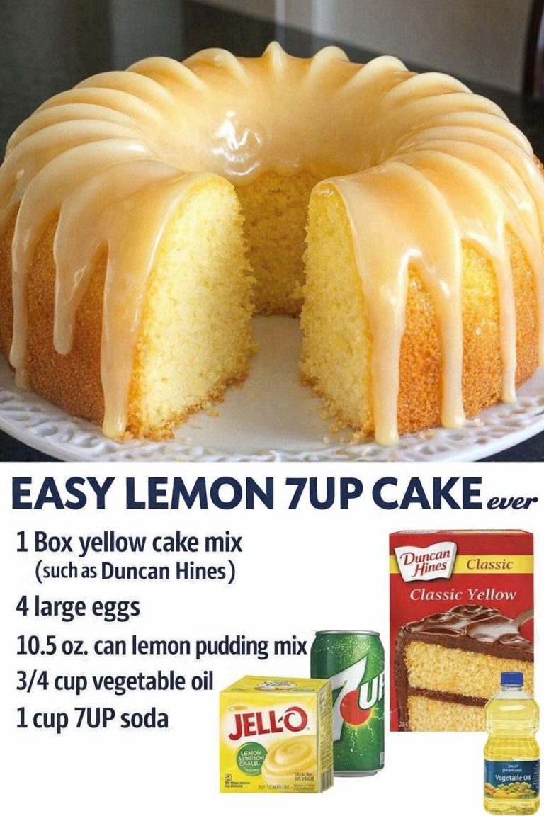 Lemon 7UP Cake – Ultra-Moist Citrus Bundt Cake with Classic Southern ...
